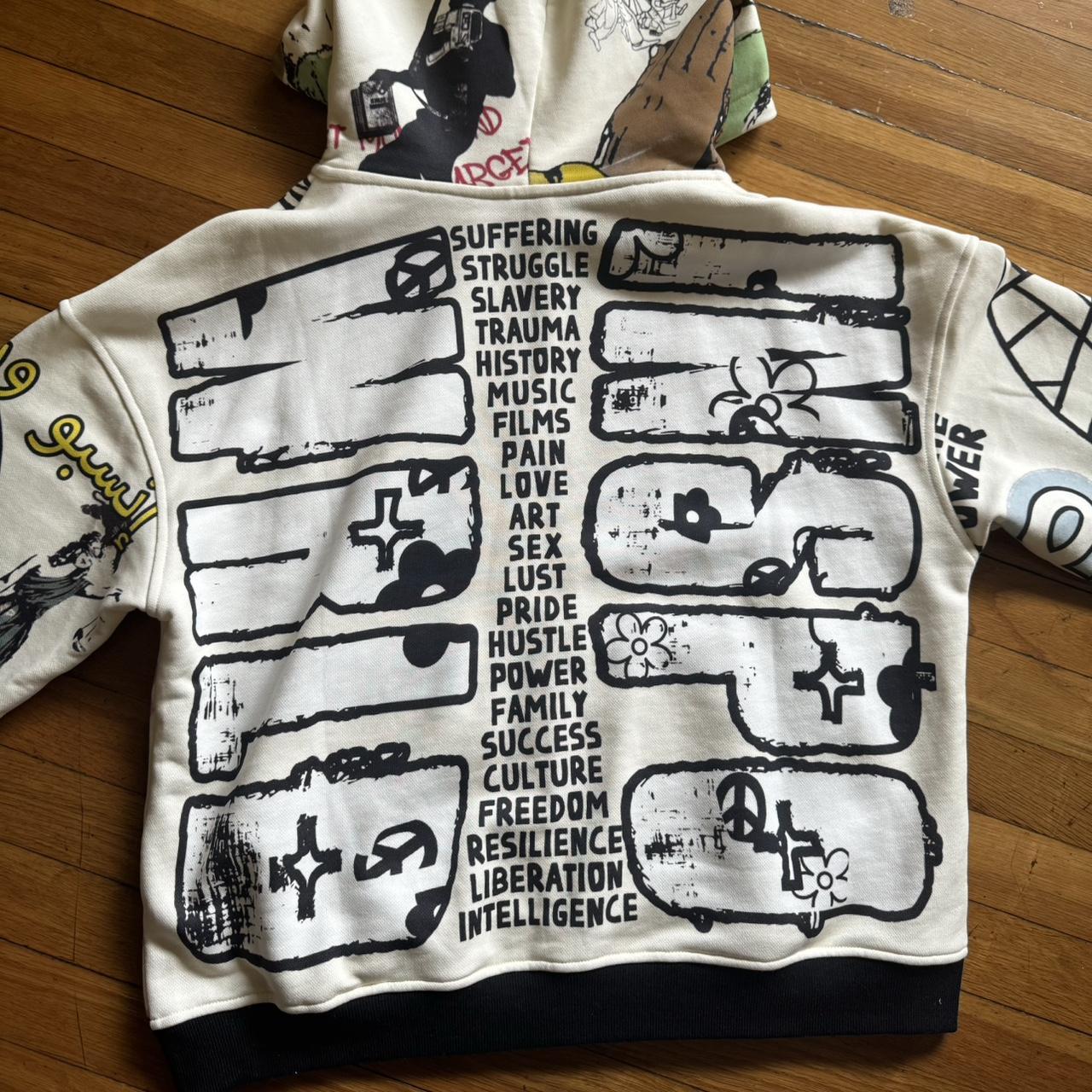 INSPO WRLD All Over Zip Up -send offers | Depop