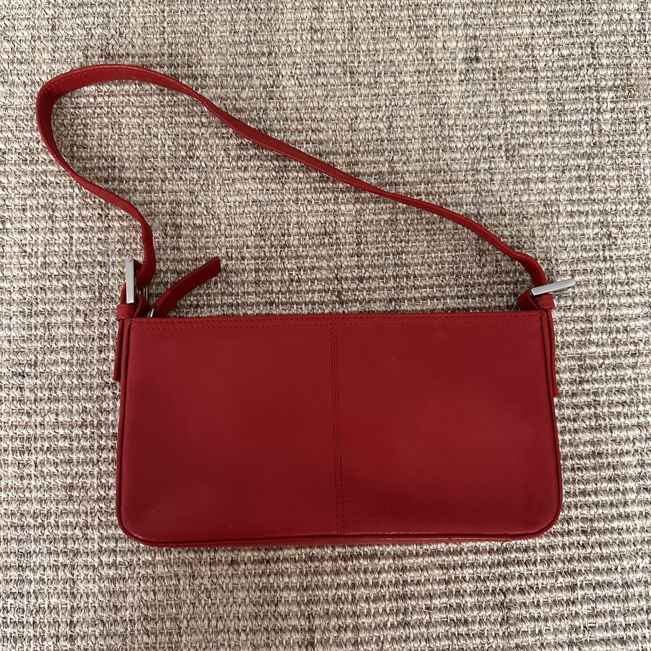 Really cute vintage red purse! Real leather... - Depop