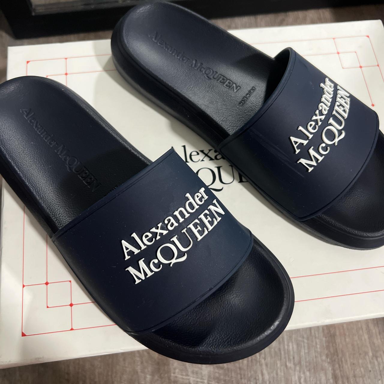 Alexander McQueen pool slides | Depop