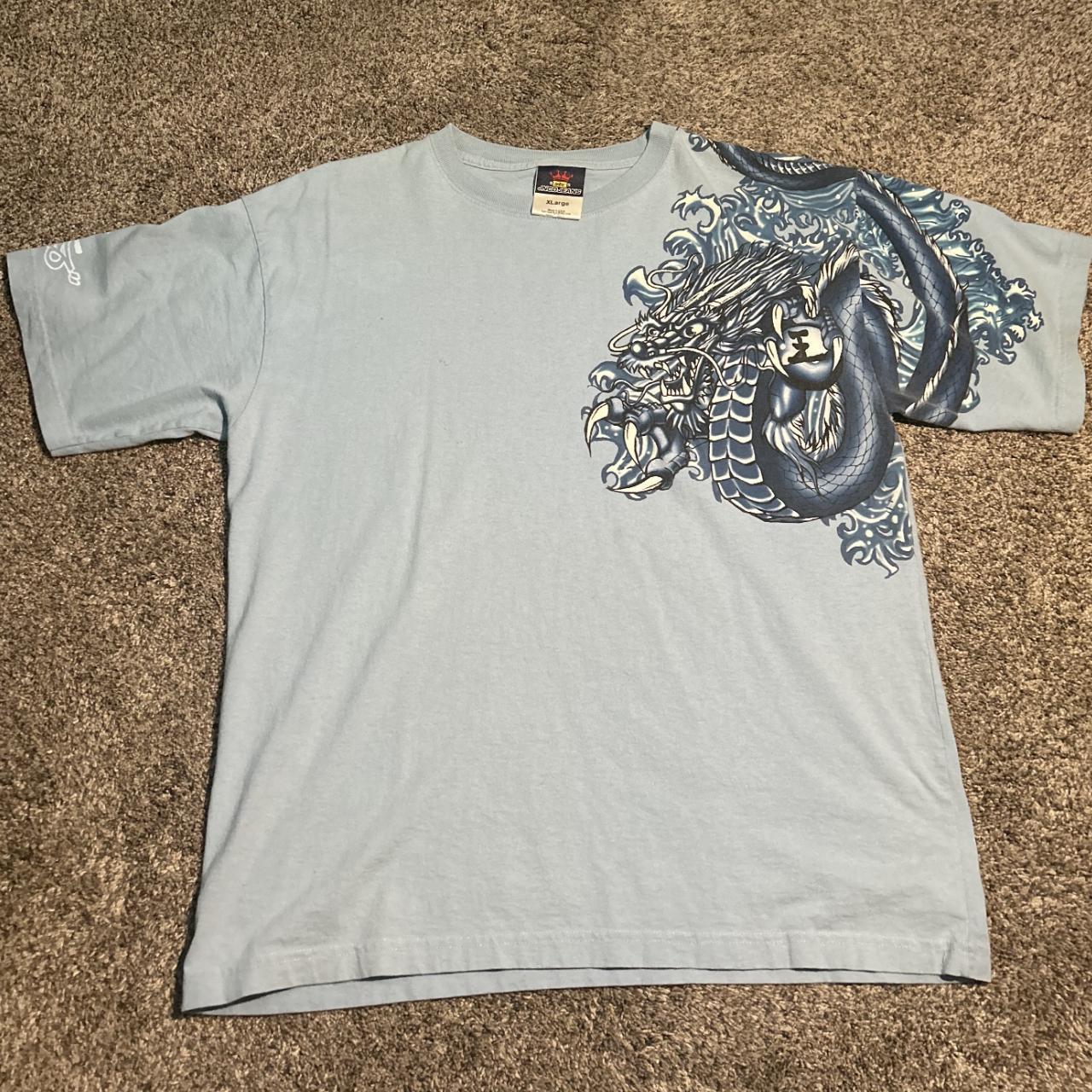 Crazy y2k grunge jnco shirt tee Size XL 2 tiny... - Depop