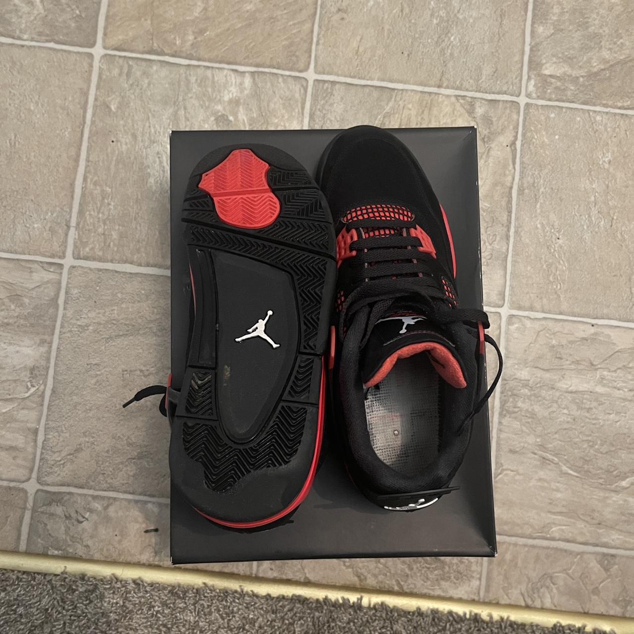 Jordan 4 Red Thunder OG ALL (box and everything) DM... - Depop