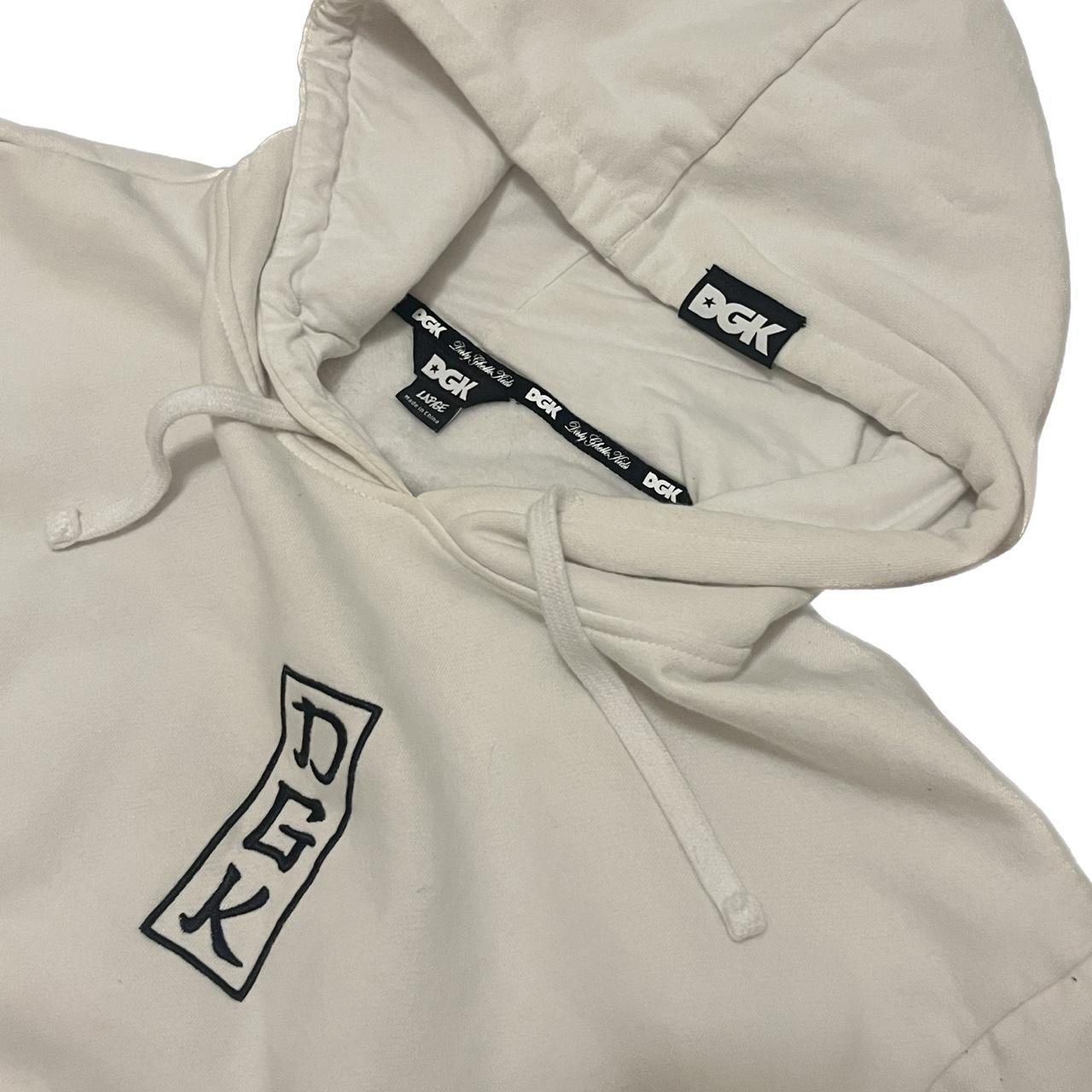 DGK Modern Floral Hoodie (L) Great condition, a few... - Depop