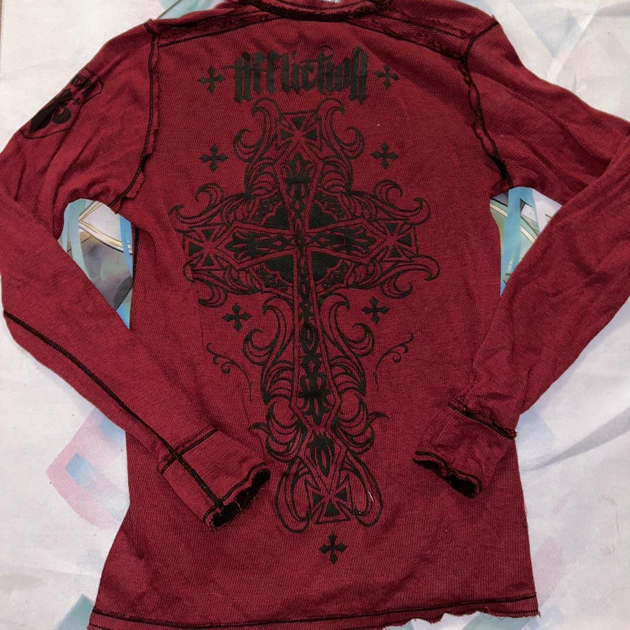 Affliction thermal in excellent condition double... | Depop