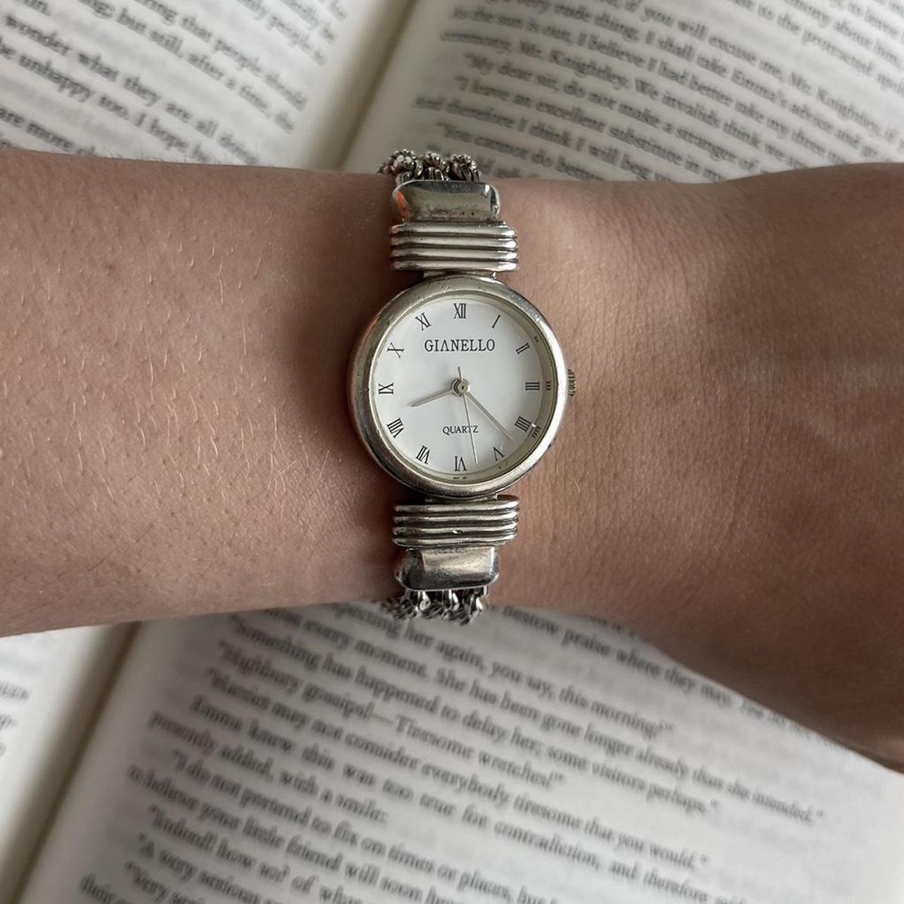 Vintage Gianello 925 sterling silver chain link... - Depop