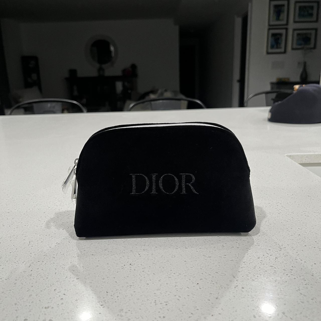 Black mini Dior make up bag Brand new Super cute - Depop
