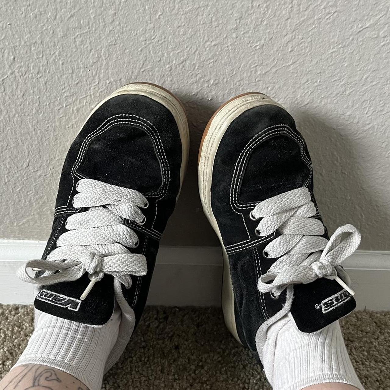 Vintage Vans y2k Cara Beth Burnside puffy skater... - Depop