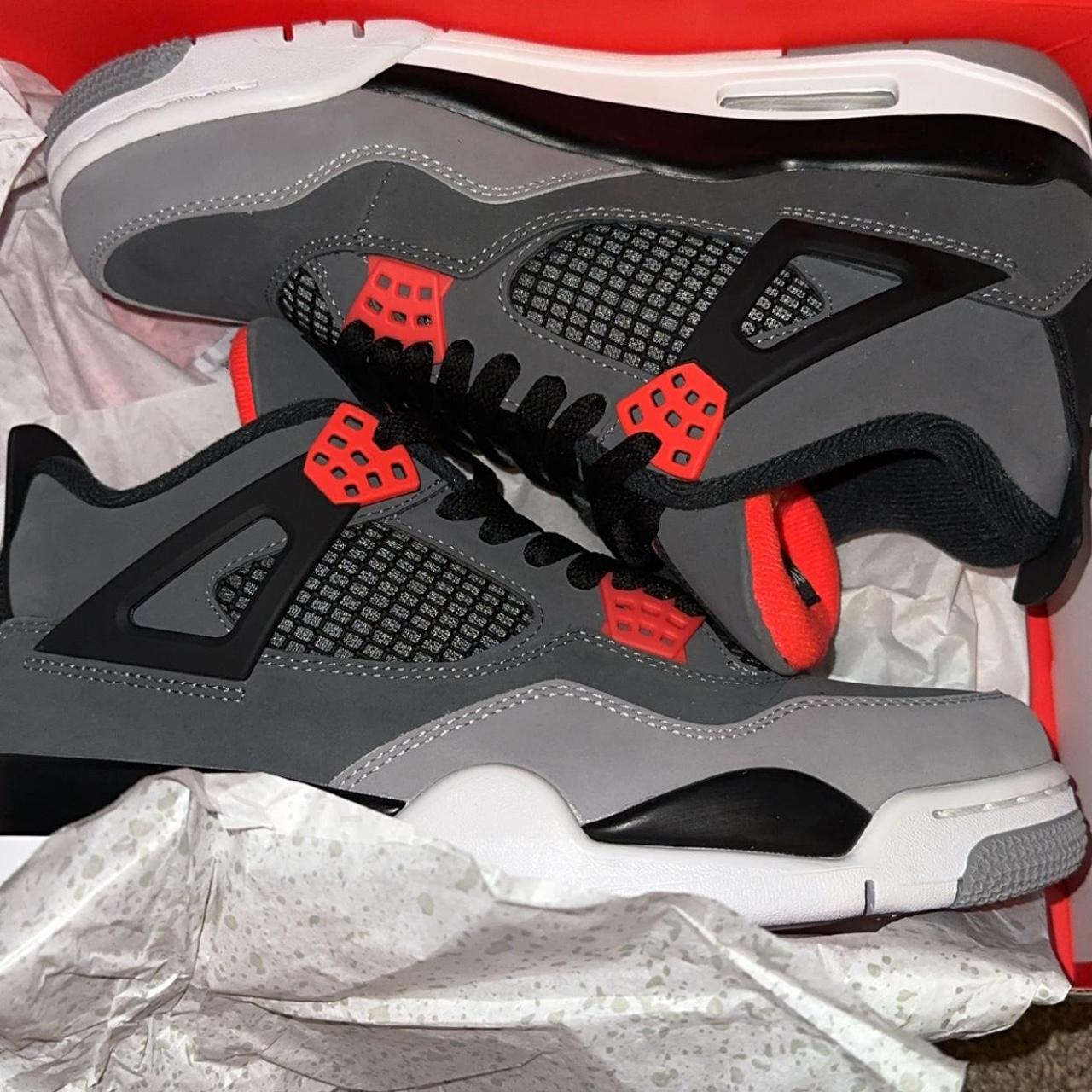 Jordan 4 infrared never been worn (proof of... - Depop