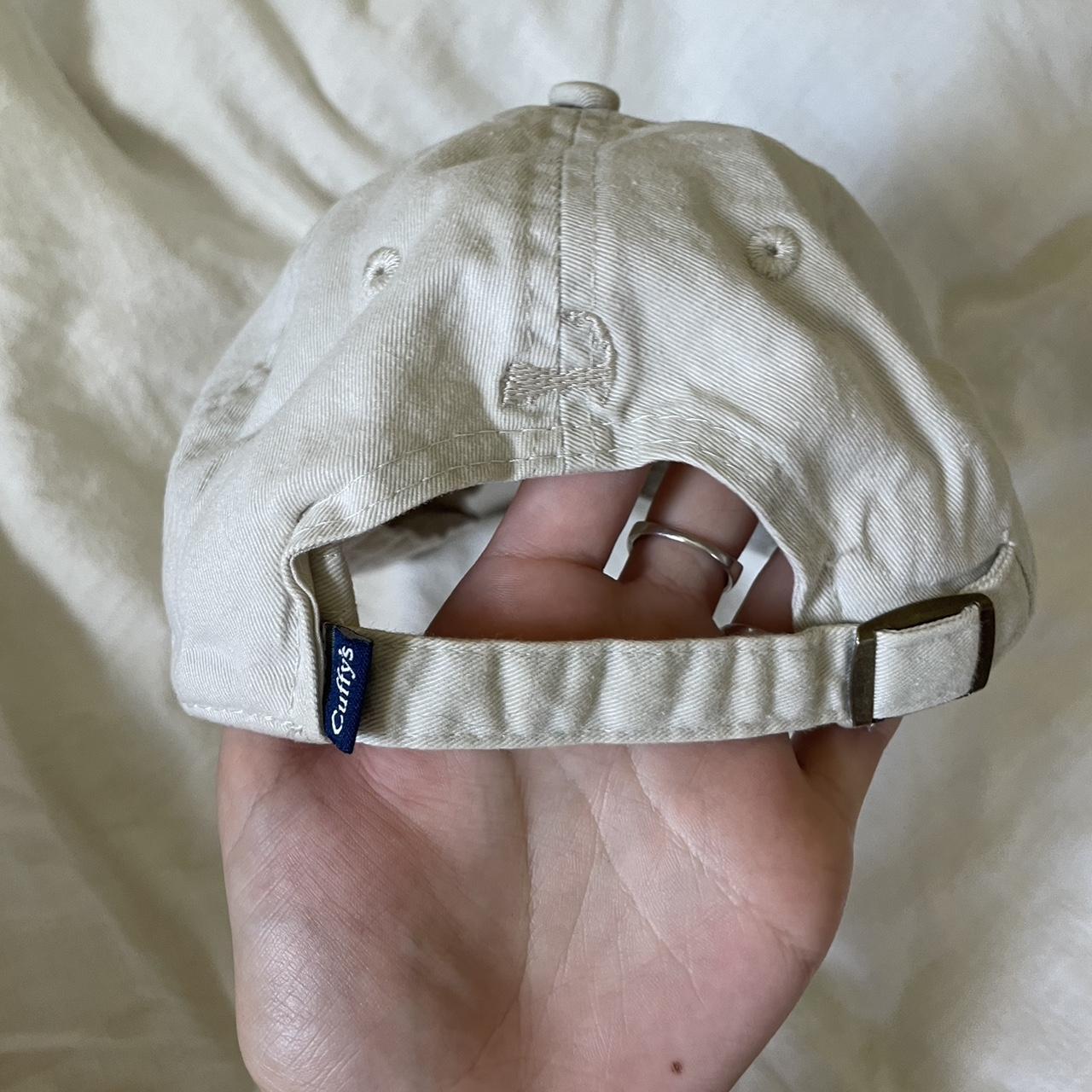 cape cod white and navy hat brand: cuffy's of cape... - Depop