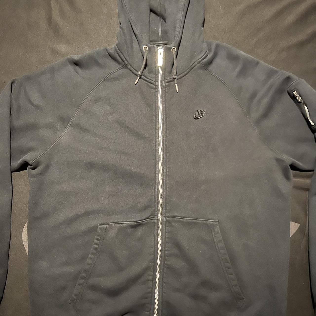 Item: Nike Zip up Jacket Large (with a zip up pocket... - Depop
