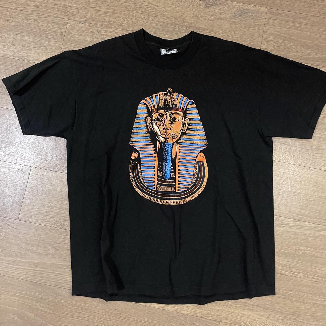Vintage Lee tag Egyptian pharaoh head shirt. Size... - Depop