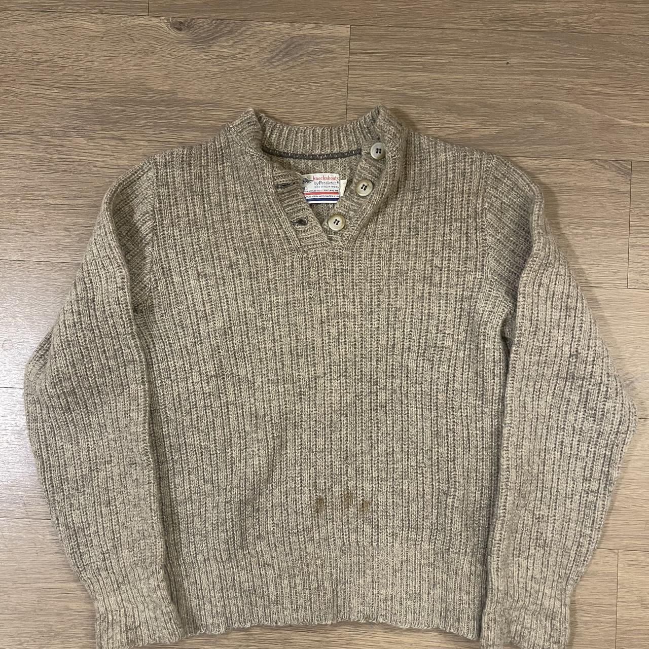 Woman’s Vintage Pendleton wool knit sweater. Size... - Depop