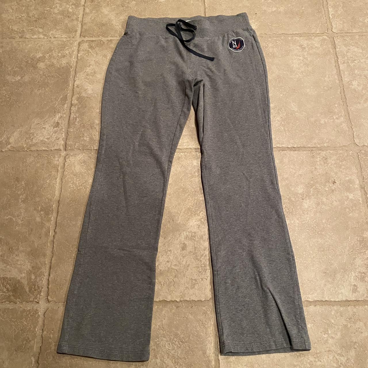 Nautica Gray Middle Sea Regatta Sweatpants - size M... - Depop