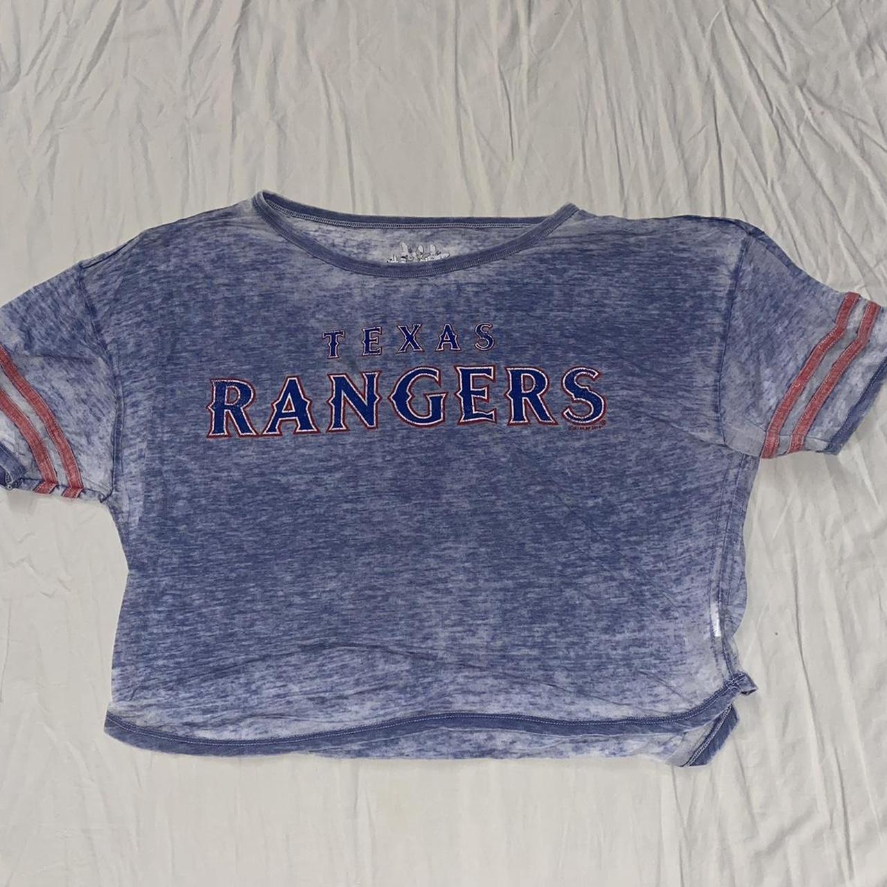 Texas rangers thin tee size: large super cute merch... - Depop
