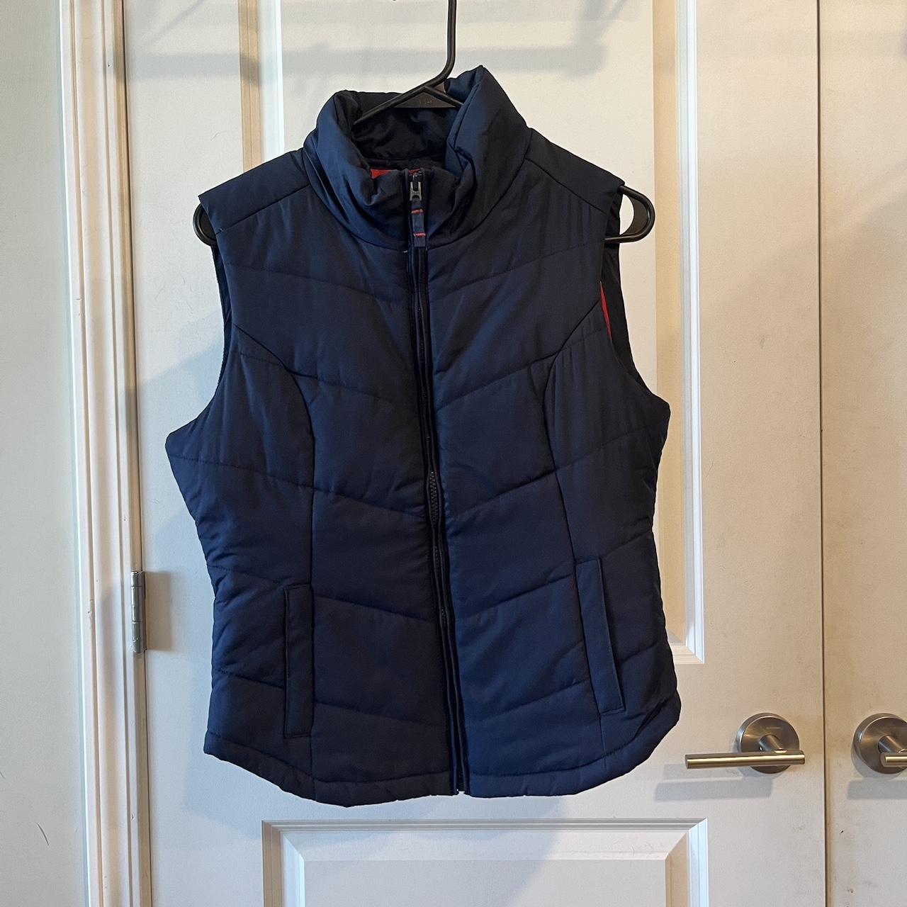 Aeropostale blue puffer vest medium - Depop
