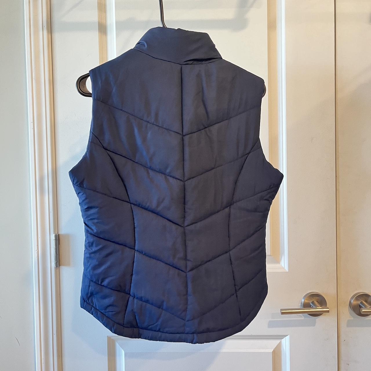 Aeropostale blue puffer vest medium - Depop