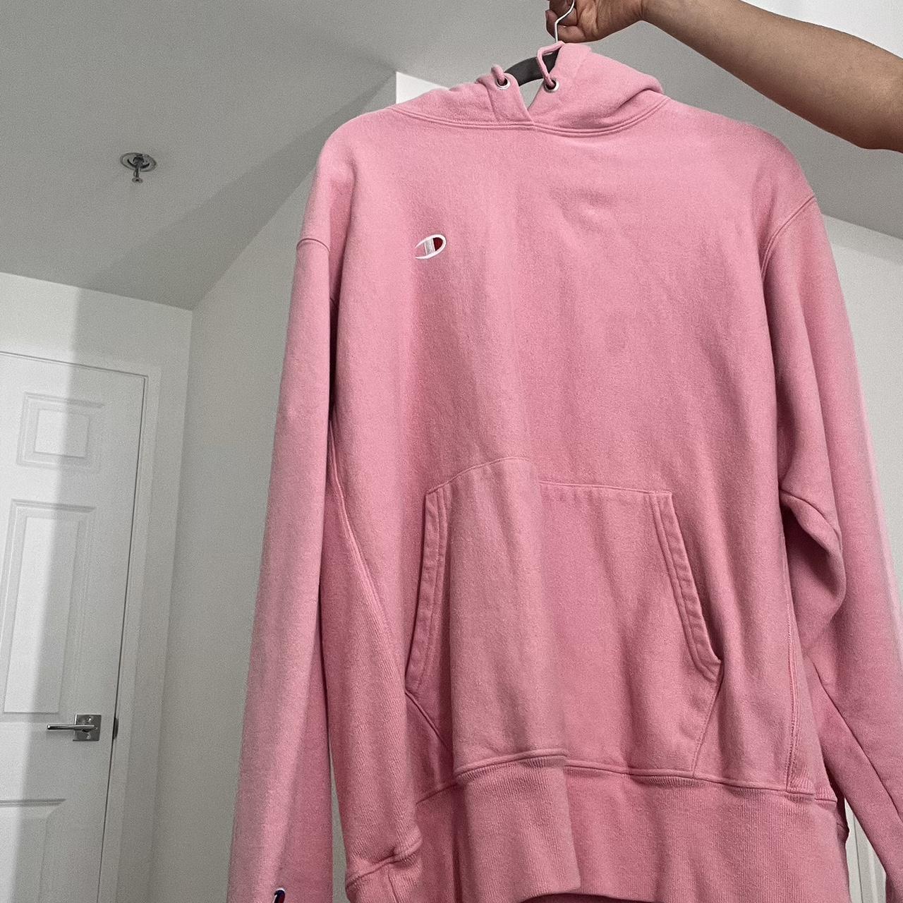 Champion Pink Hoodie 🩷🩷👚🎧 (taking ALL... - Depop