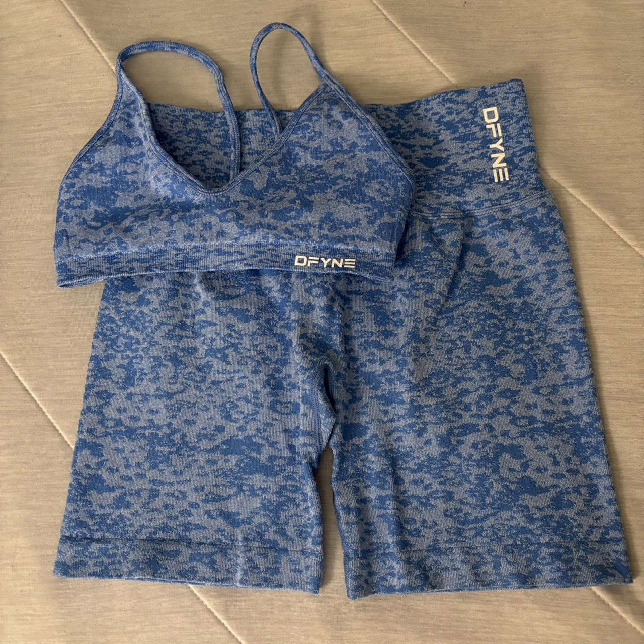 Dfyne revive set , shorts medium top small sizes... | Depop