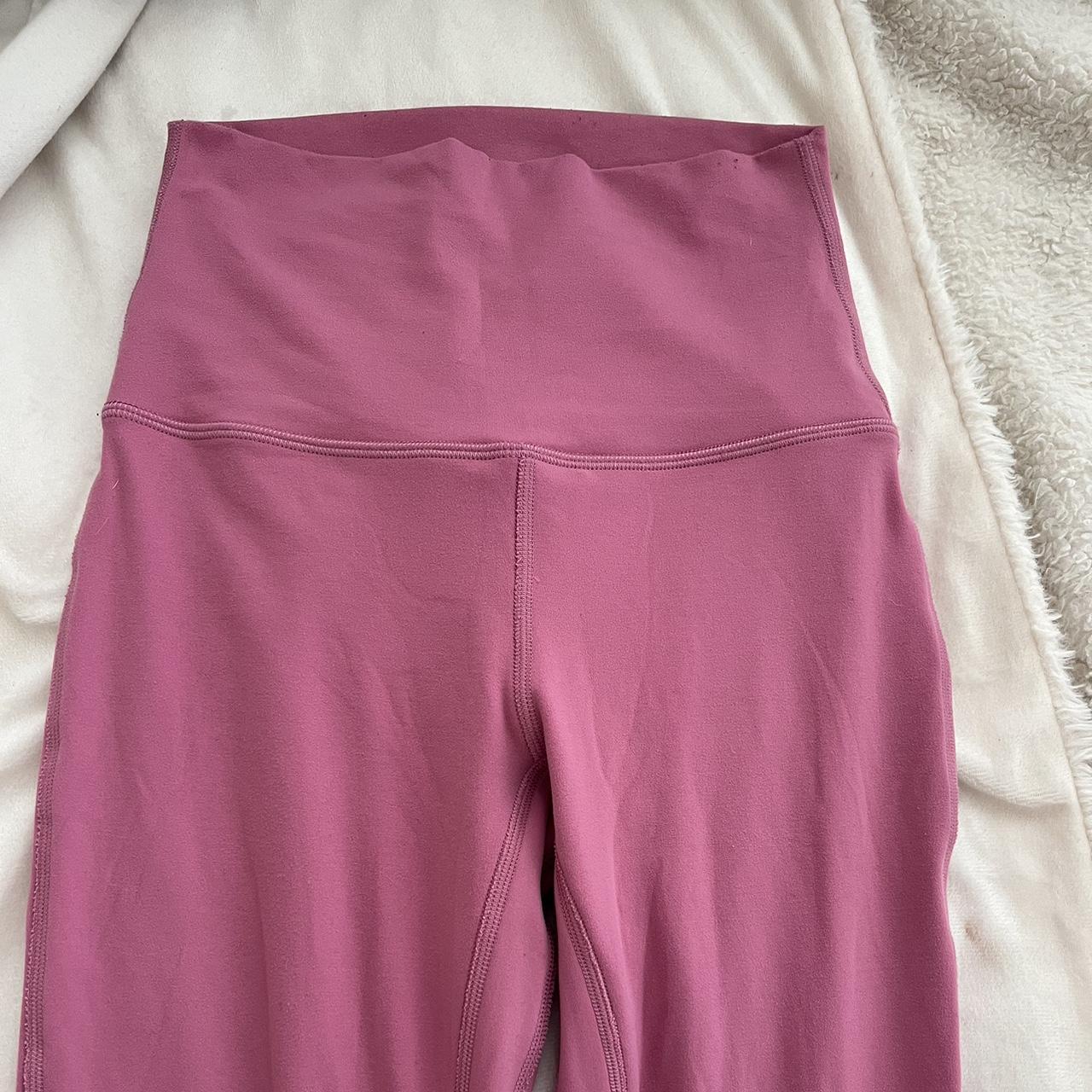 pink lululemon align leggings! W2 L32, super soft... - Depop