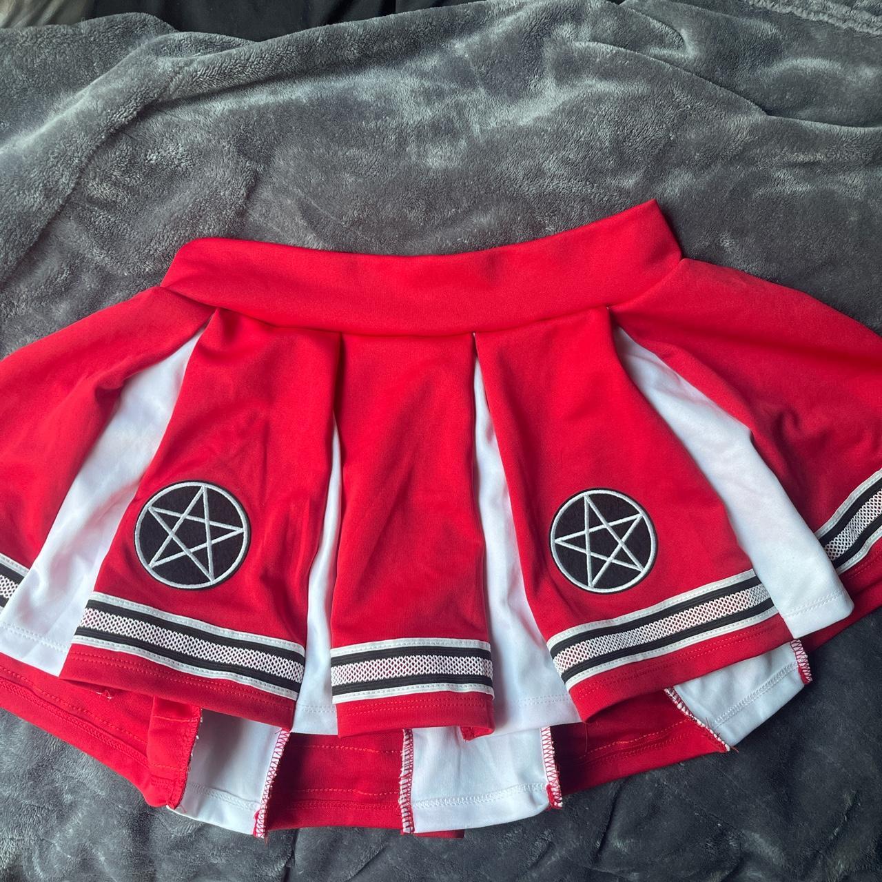 Dolls Kill Devils 666 cheerleader costume size... - Depop