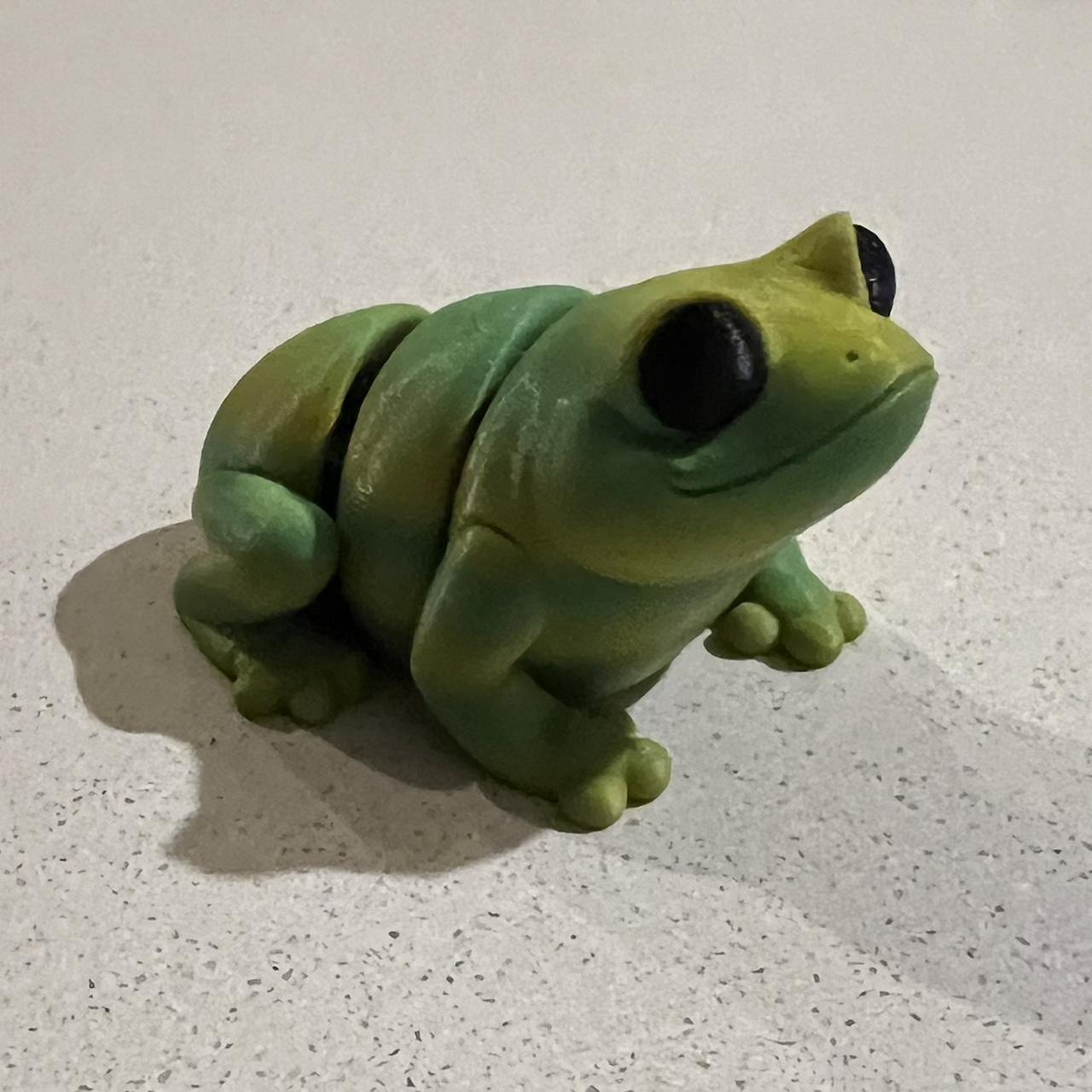 3D Printed Articulated Fidget Frog Frog Fidget... - Depop
