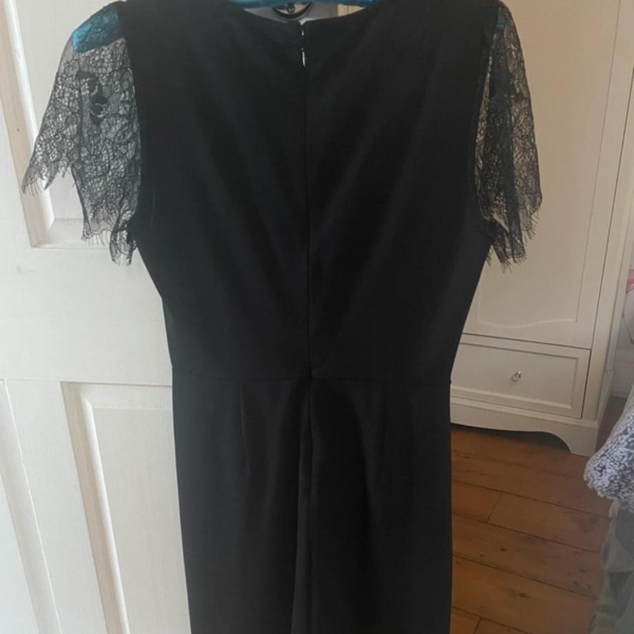 French Connection Black Lace Dress Still with tags,... - Depop