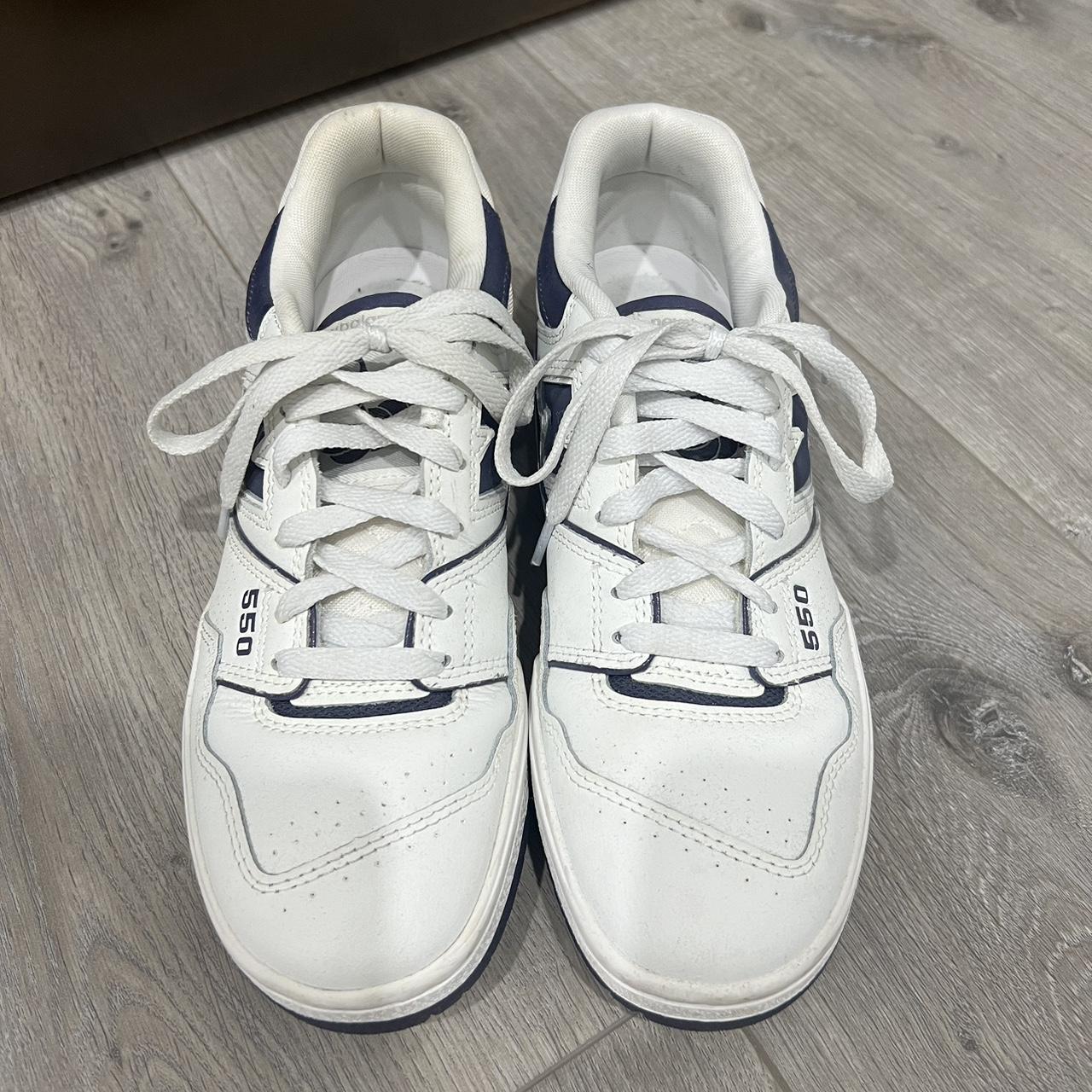 Purple New Balance 550s - only been worn a few... - Depop