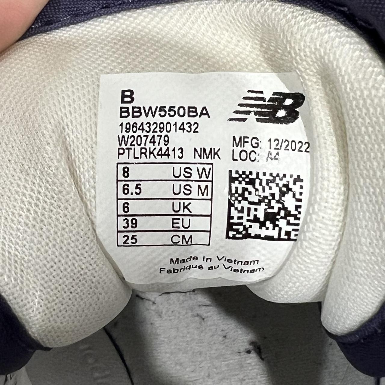 Purple New Balance 550s - only been worn a few... - Depop