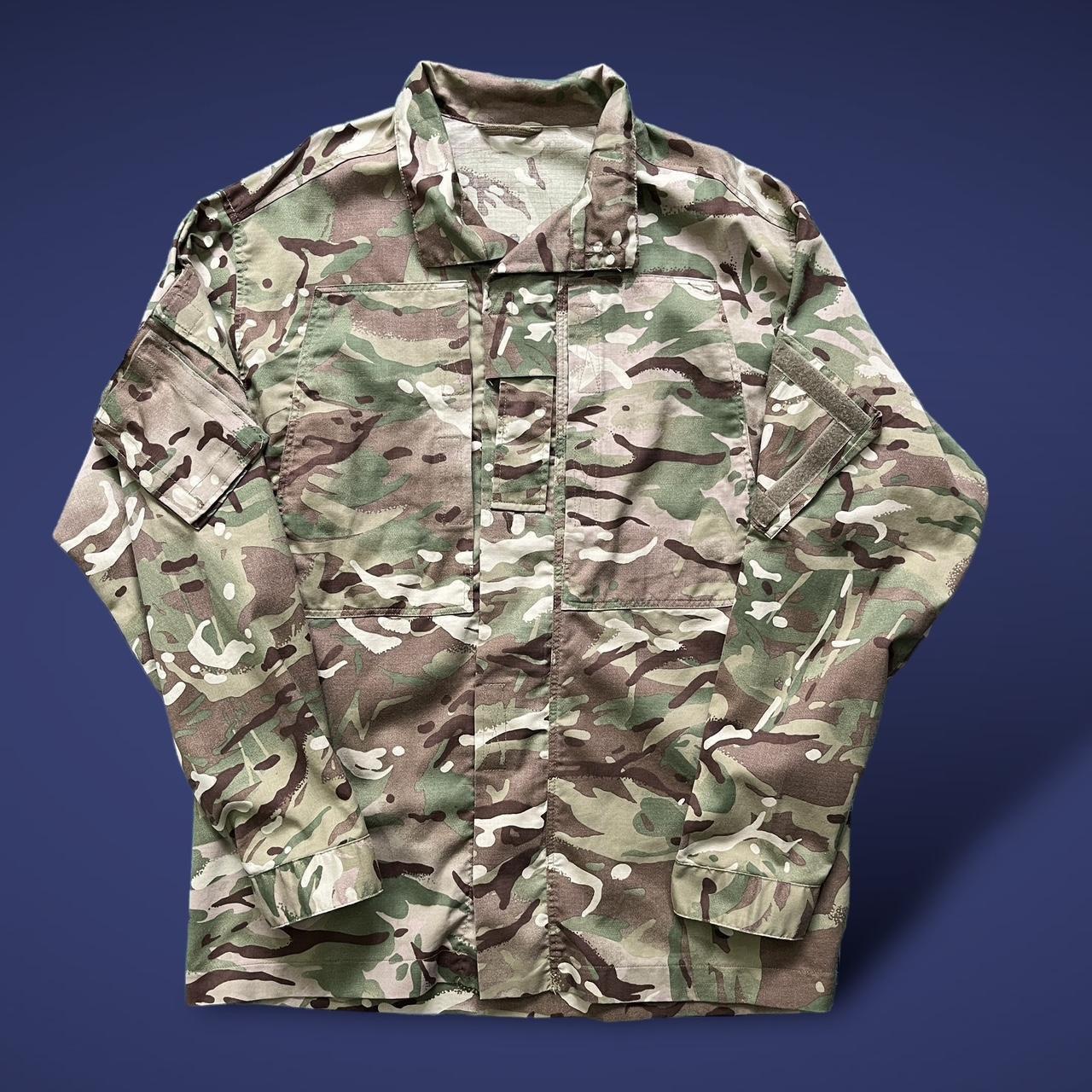 Army lightweight combat jacket | camouflage warm... - Depop