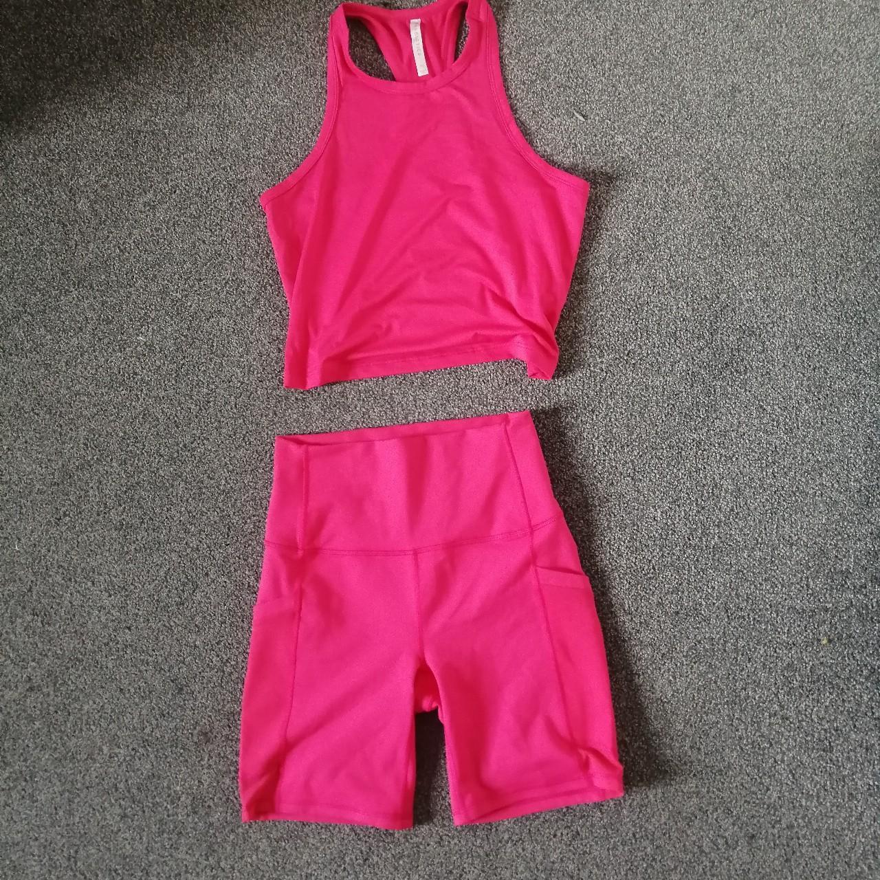 Fabletics Women's Pink Shorts | Depop