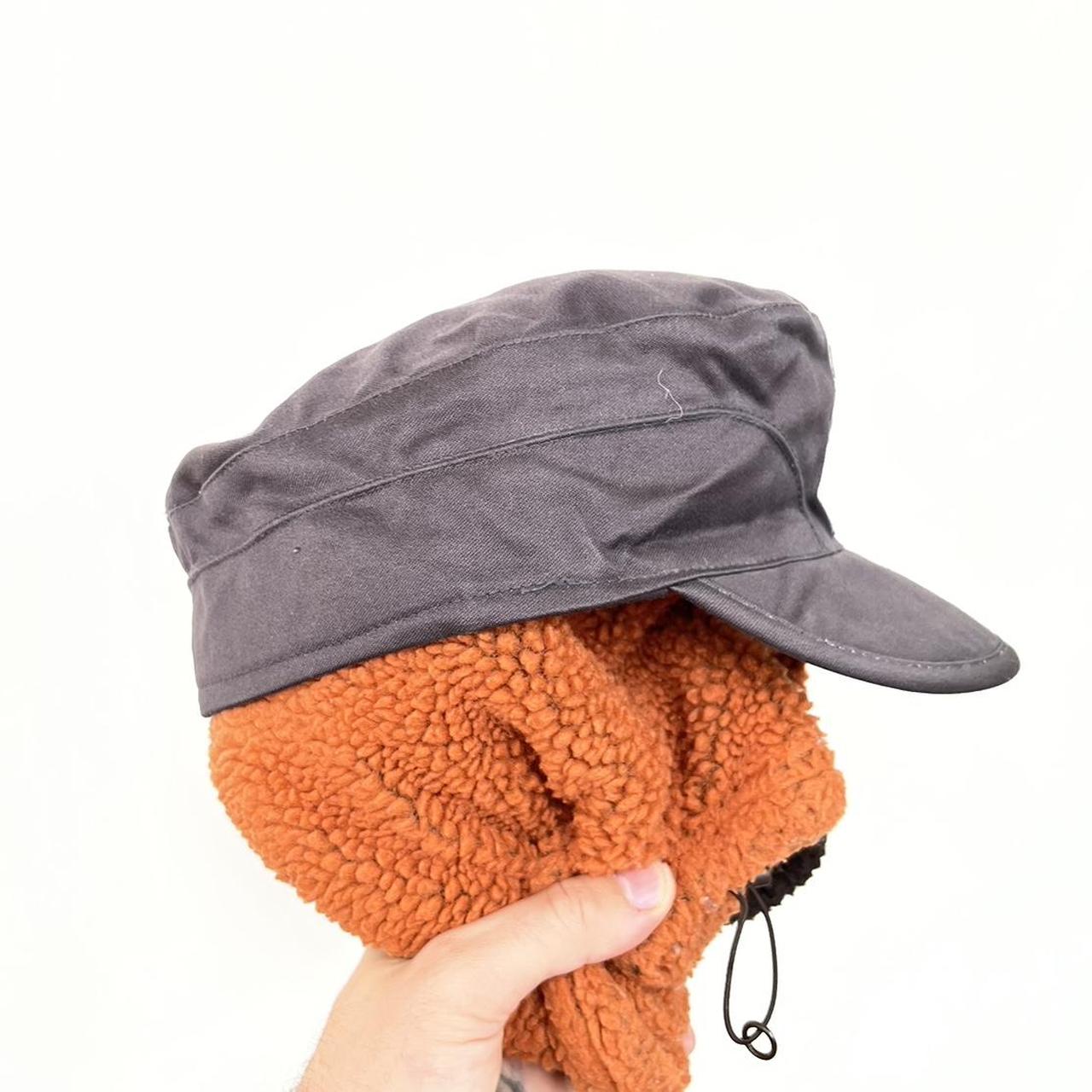 Vintage Swedish military deerstalker hat Tagged 62... - Depop