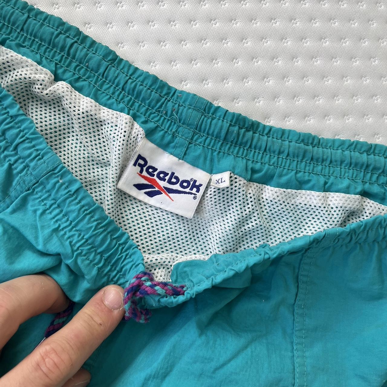 Vintage 90s Reebok Swim Shorts Size Xl Fits 3436 Depop