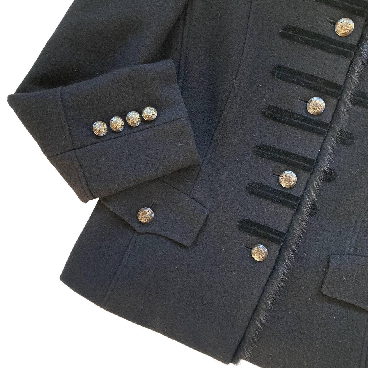 Basler 100% Virgin Wool Military Blazer Size... - Depop