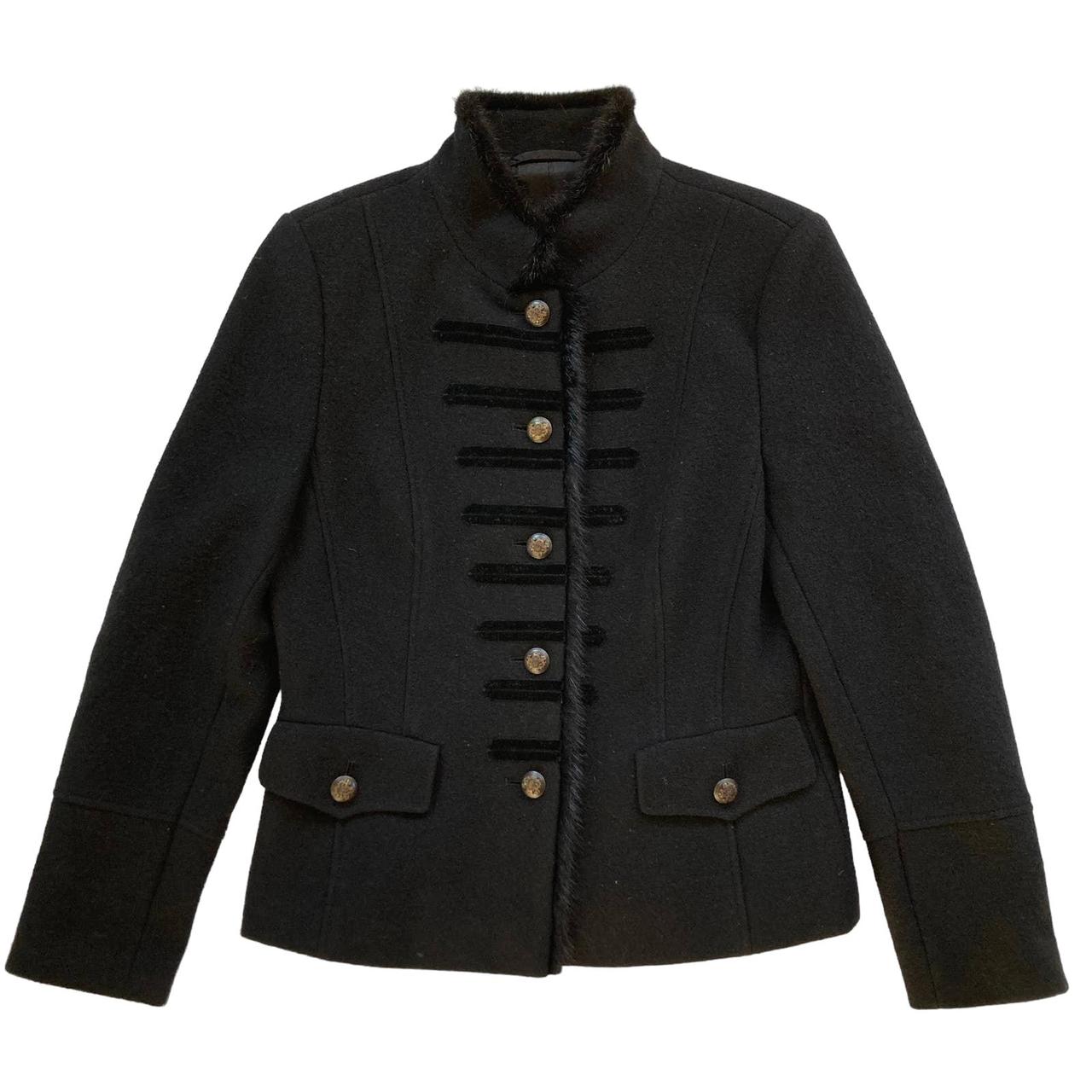 Basler 100% Virgin Wool Military Blazer Size... - Depop