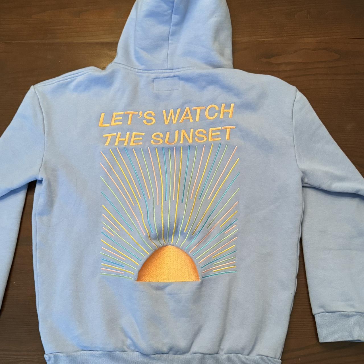 Dandy Worldwide : blue, lets what the sunset hoodie,... - Depop