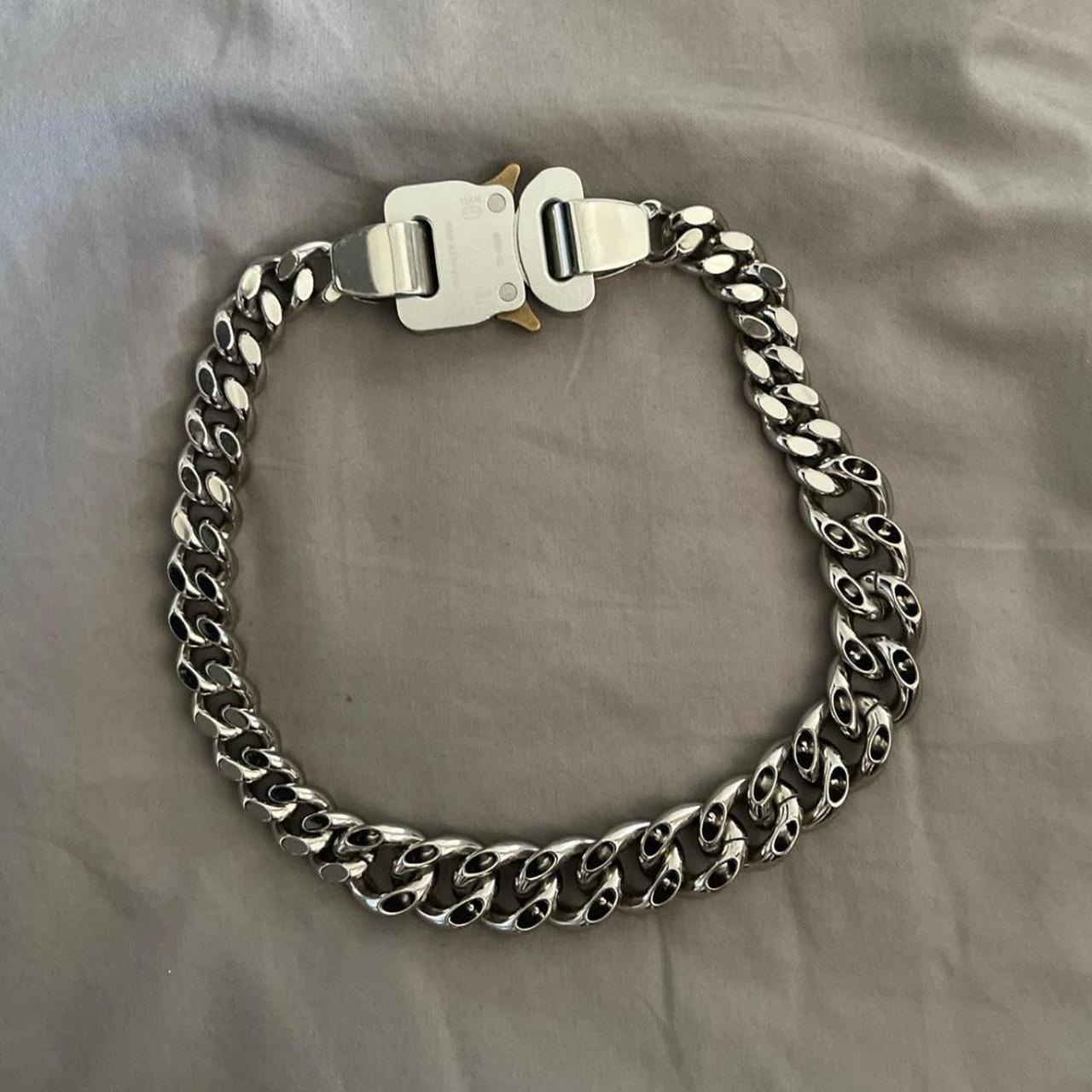 Silver stainless steel alyx chain #chain #silver... - Depop