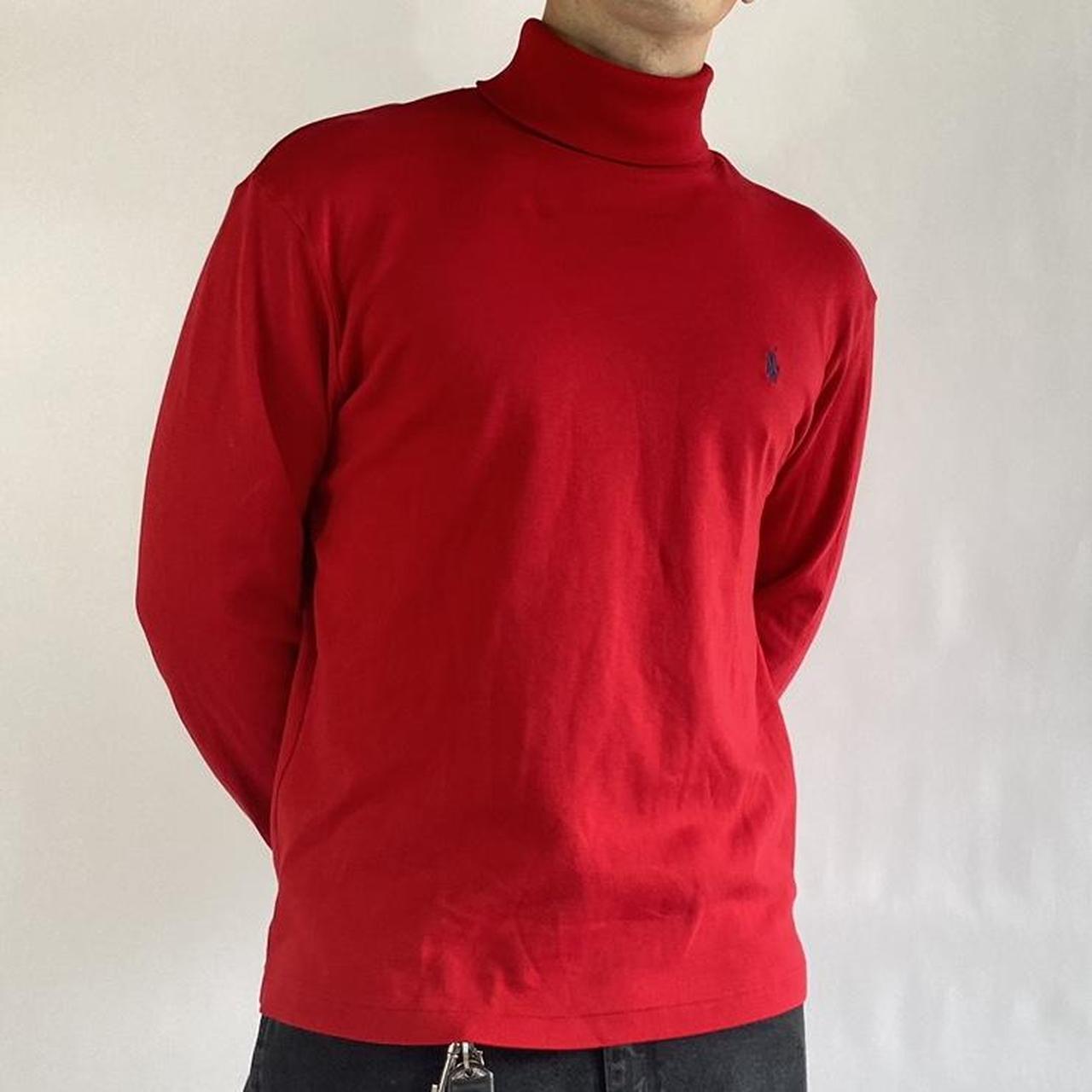 Polo Ralph Lauren Men's Red Jumper | Depop