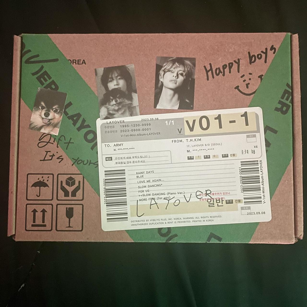 V (BTS) Layover Target Exclusive album Ver.... - Depop