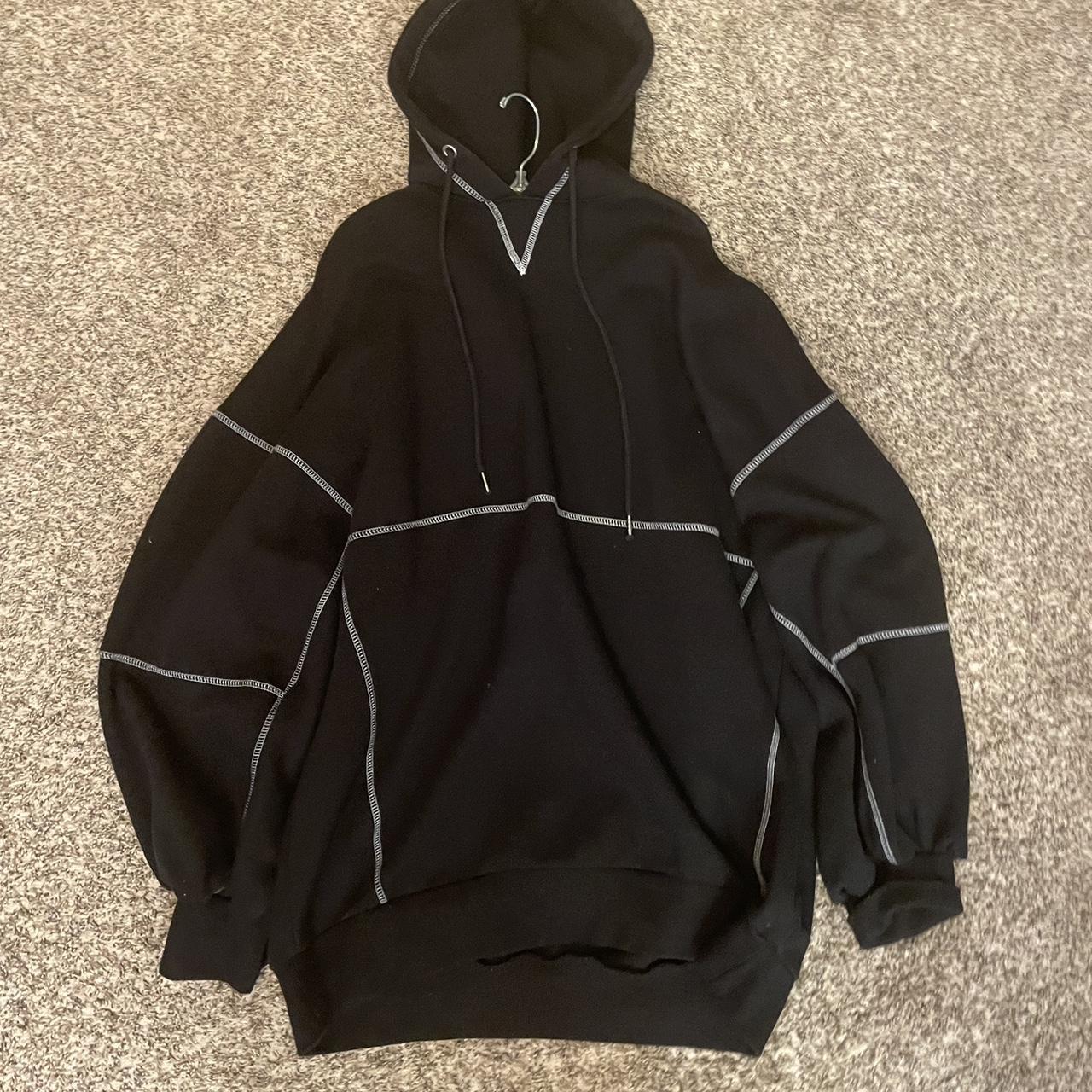 ️NO RETURNS ️ Missguided contrast stitch hoodie XL - Depop