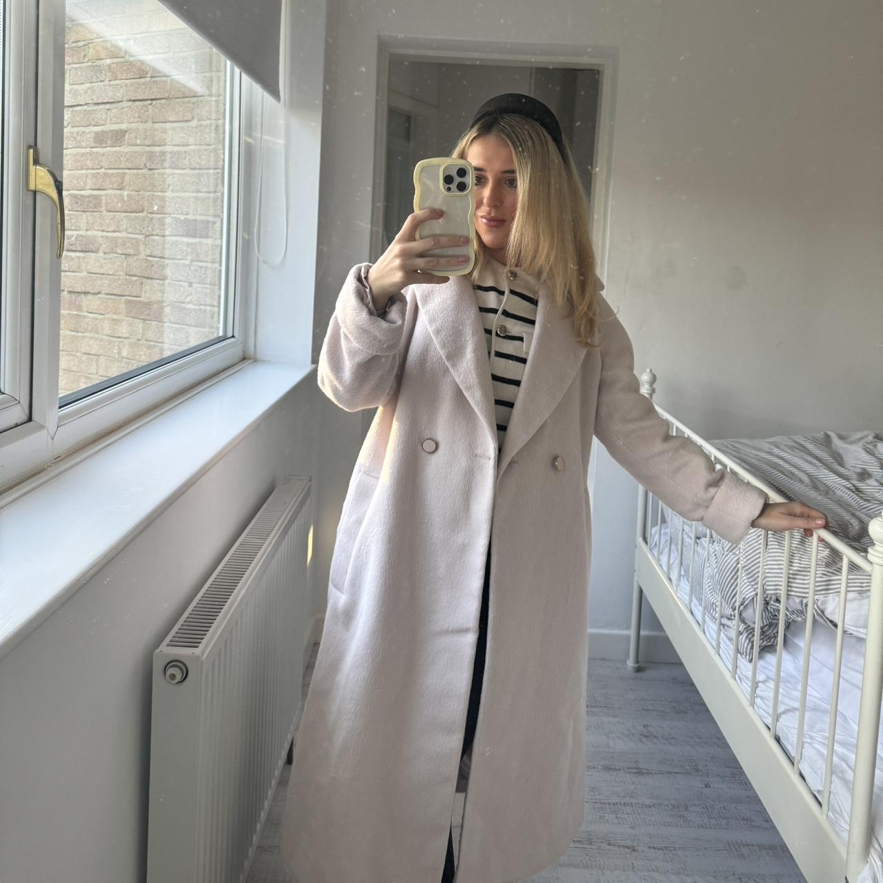 Principles long oversized coat size 8. - Depop