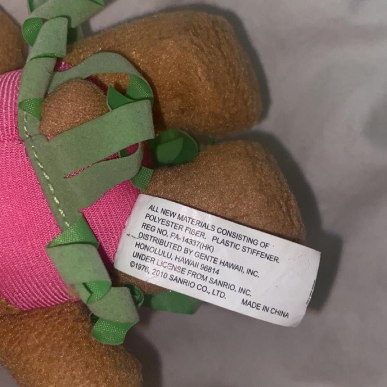 2010 brown hawaiian hello kitty mini plush Little... - Depop