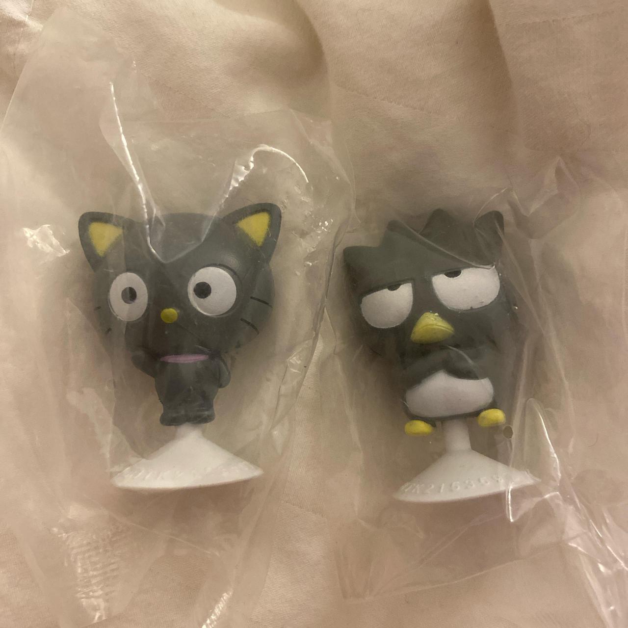 chococat and badtzmaru suction cup figures they... - Depop