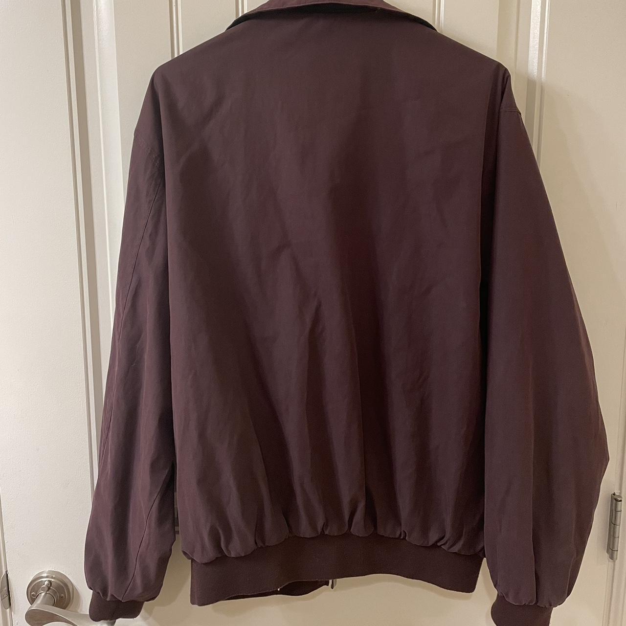 Collared Weatherproof golf zip up bomber jacket... - Depop