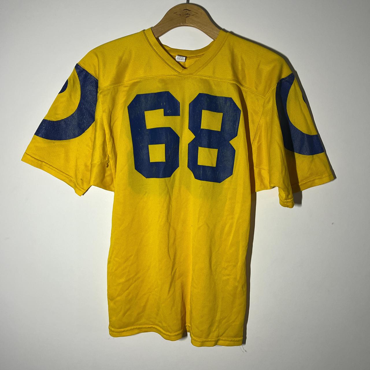 vintage rams football jersey don’t know exact... - Depop