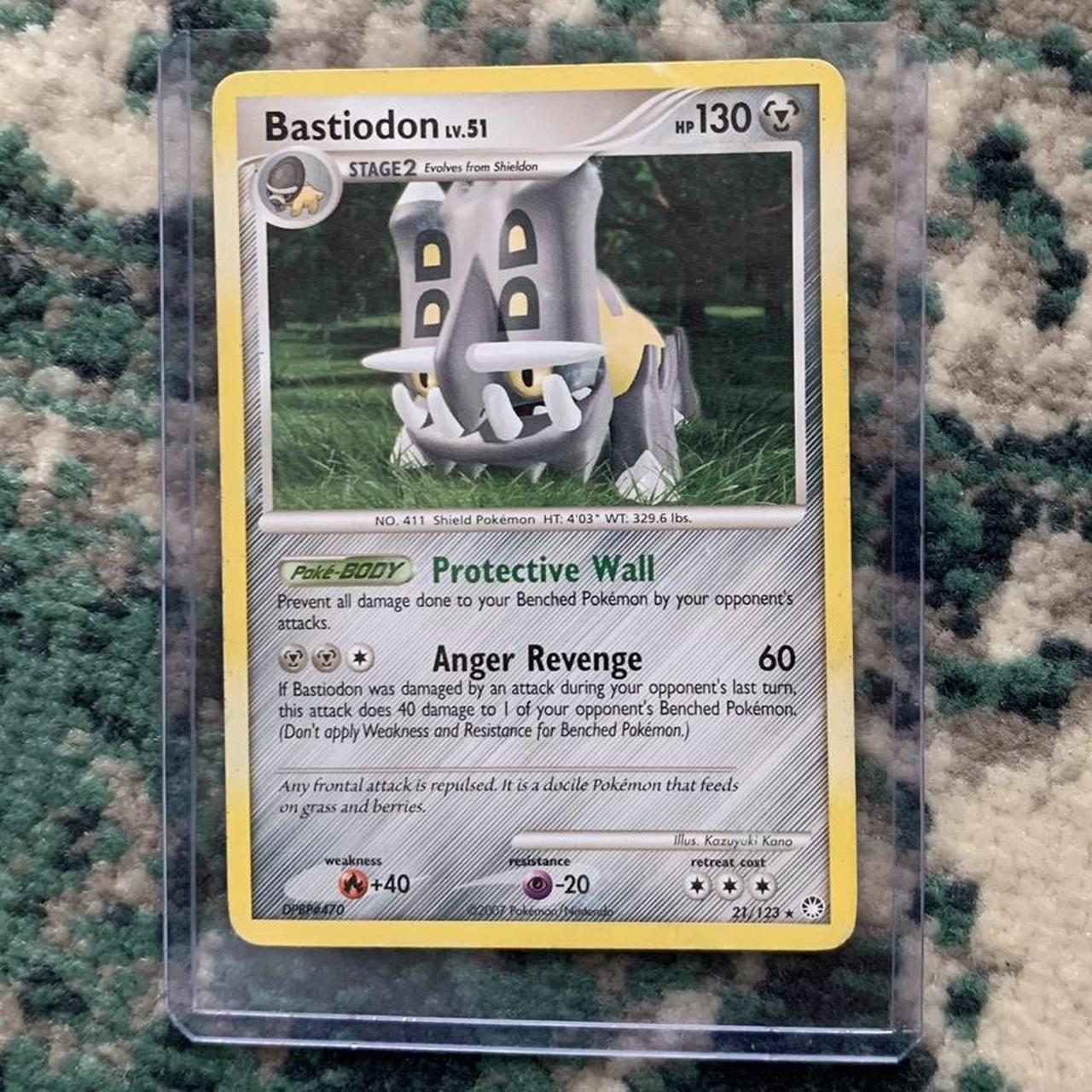 - Bastiodon 21/123 Pokémon card - Comes with the... - Depop