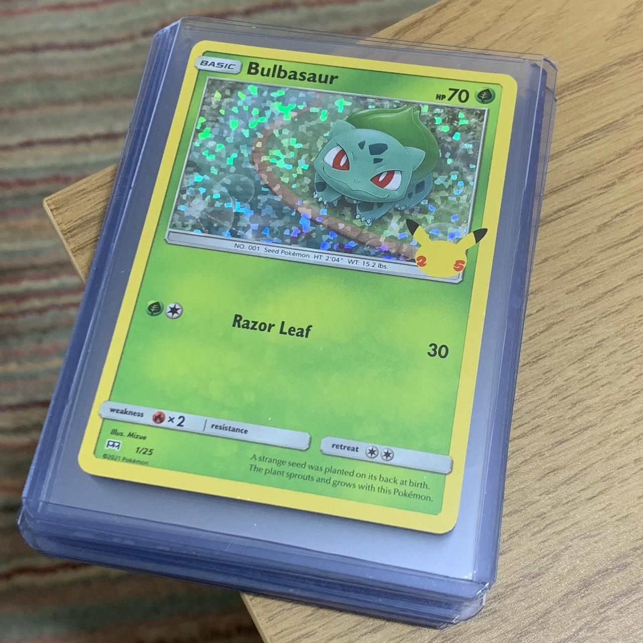 - Bulbasaur 1/25 holo Pokémon card - Comes with the... - Depop