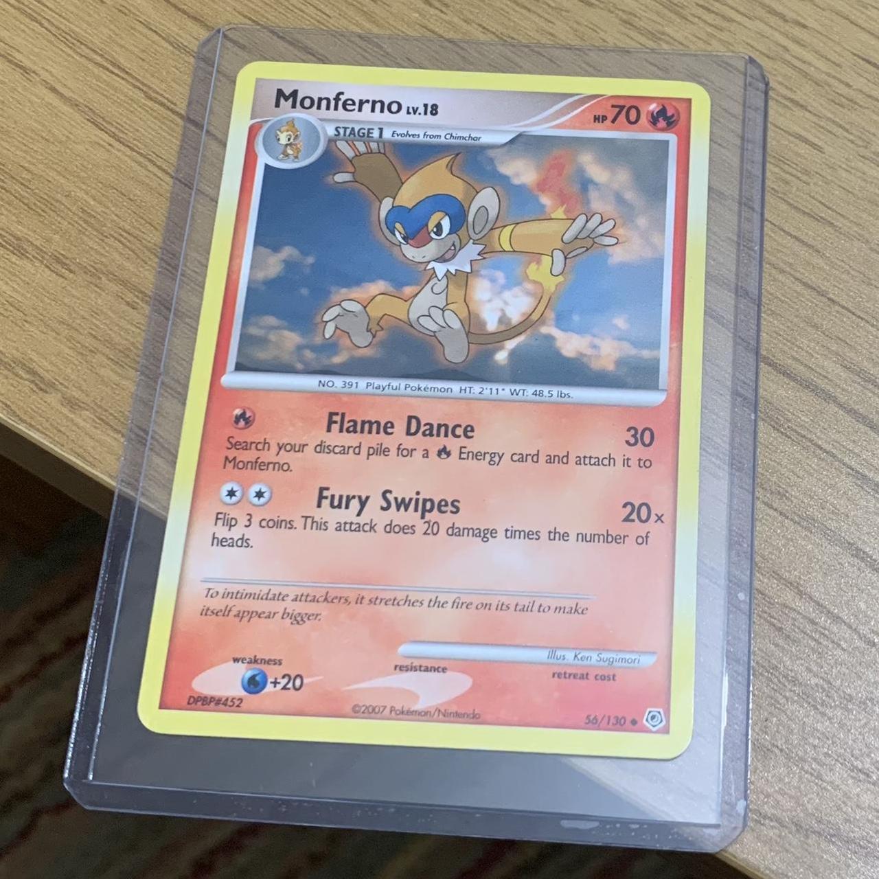 - Monferno 56/130 Pokémon card - Comes with the... - Depop