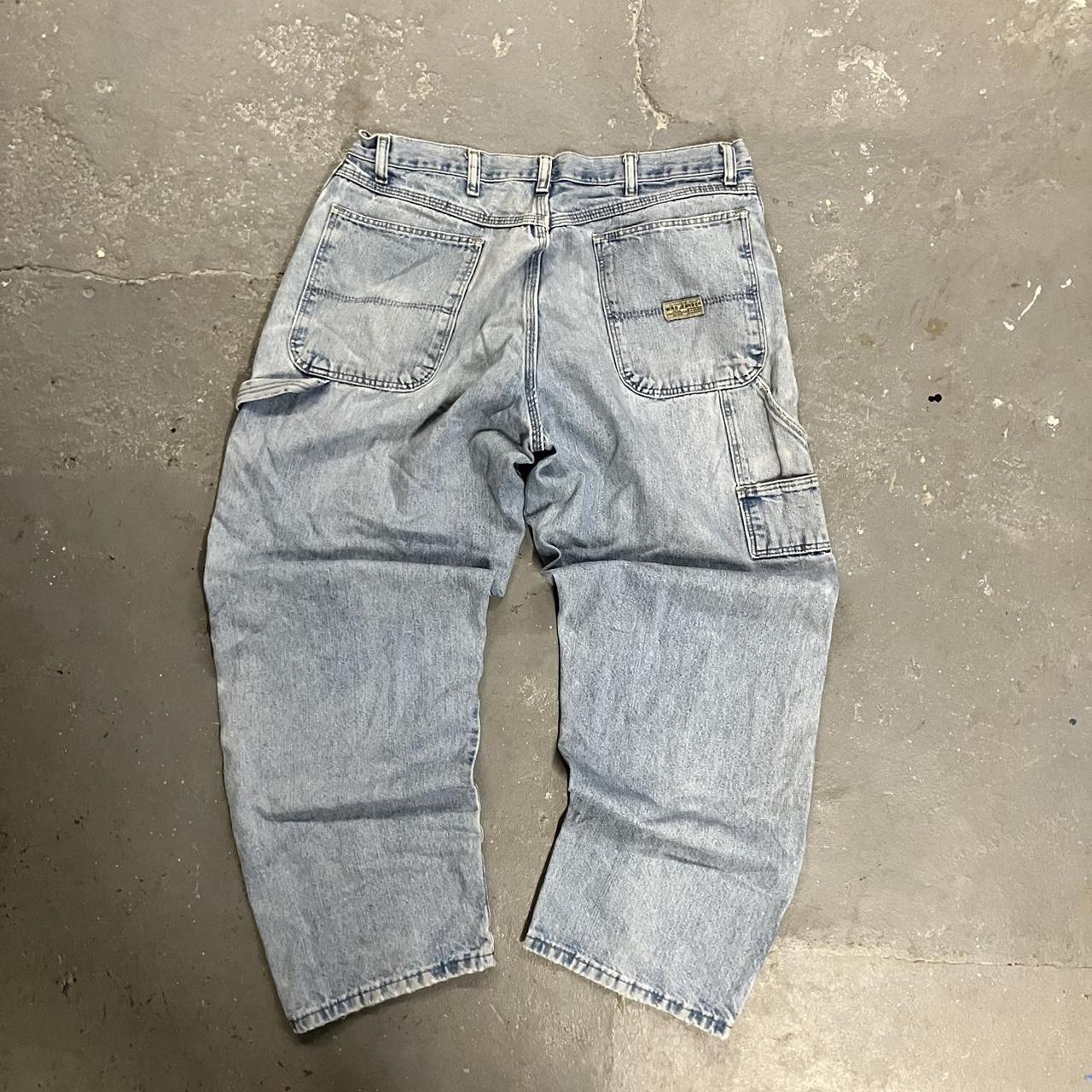 Vintage Wrangler Carpenter Jeans Awesome Baggy Fit... - Depop