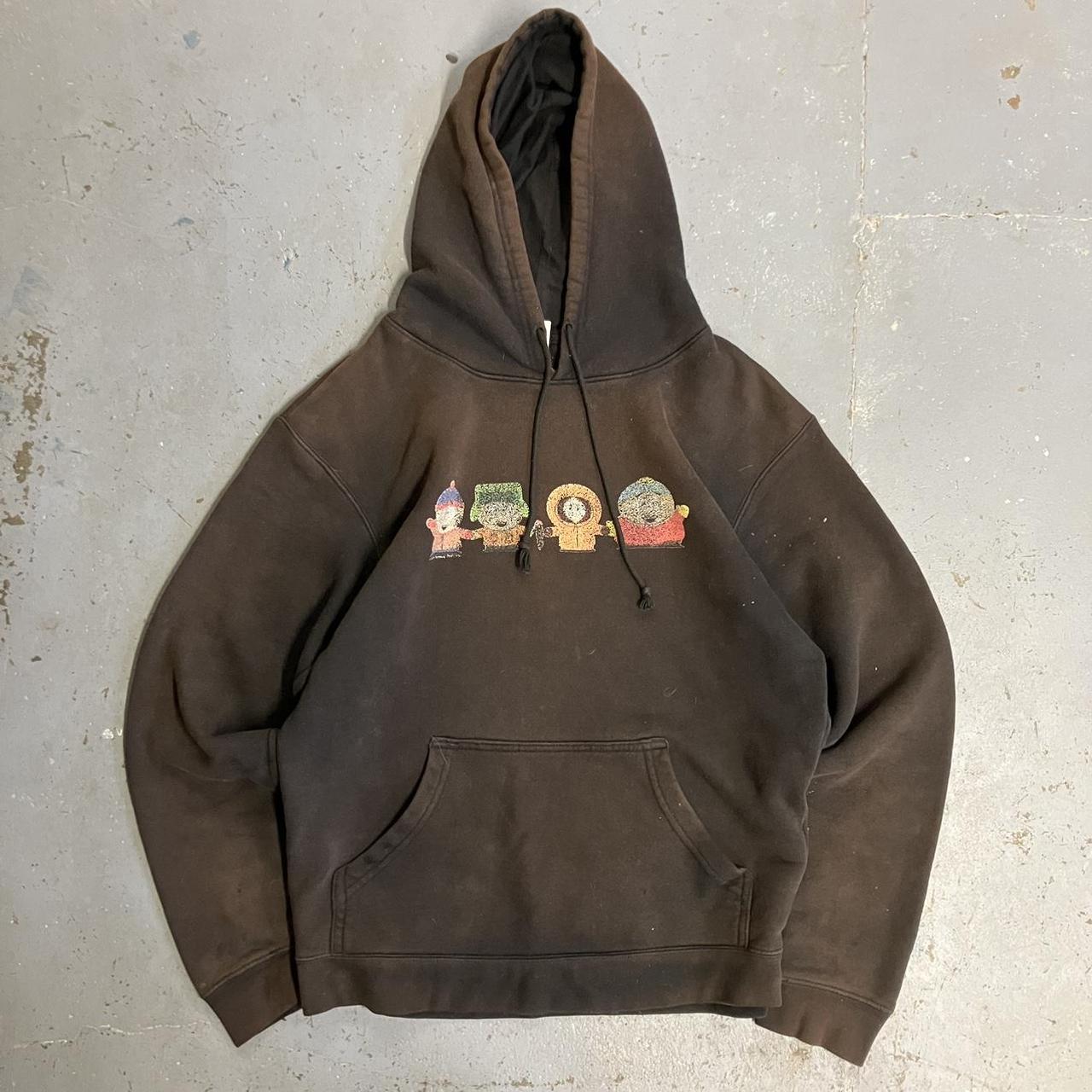 Sun Faded South Park Hoodie Brown Earthtones Depop