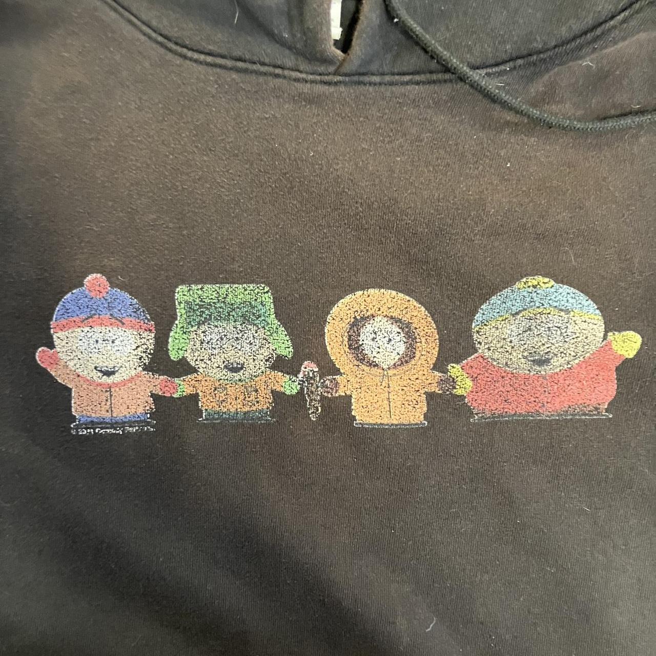 Sun Faded South Park Hoodie Brown Earthtones Depop