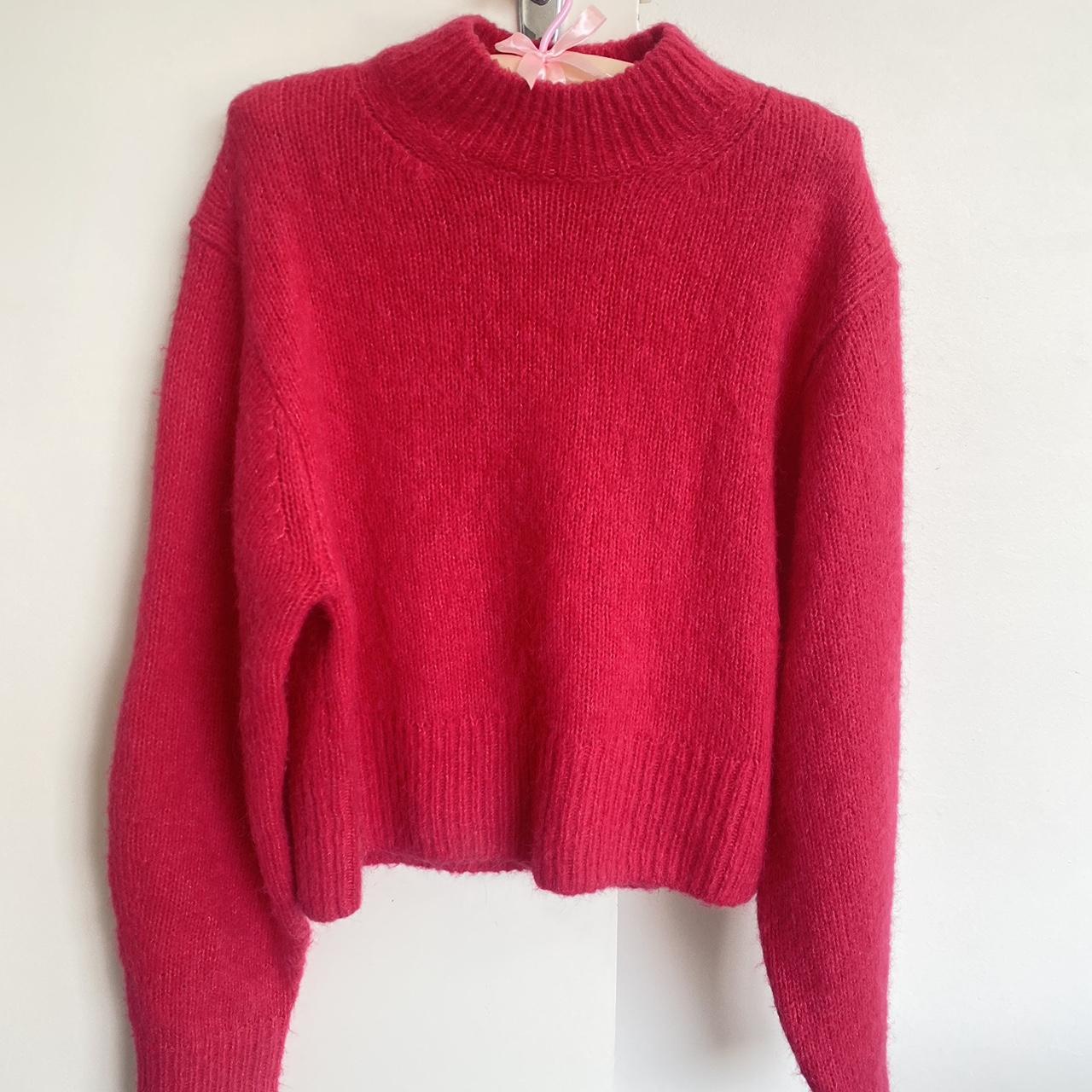 COS pink jumper 🥰 Size M Only worn twice Material:... - Depop